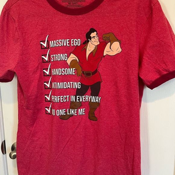 Disney | Shirts | Disney Gaston Beauty And The Beast Tee Shirt Size Small | Poshmark